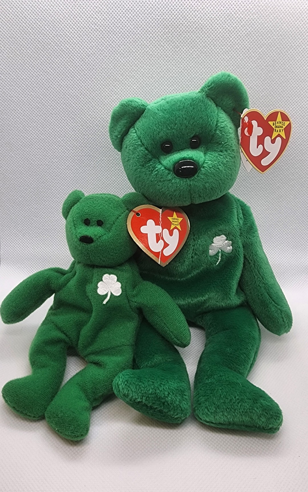 Ty Beanie Baby Erin the Bear 1997 Retired Plush Toy With Teenie Erin ...
