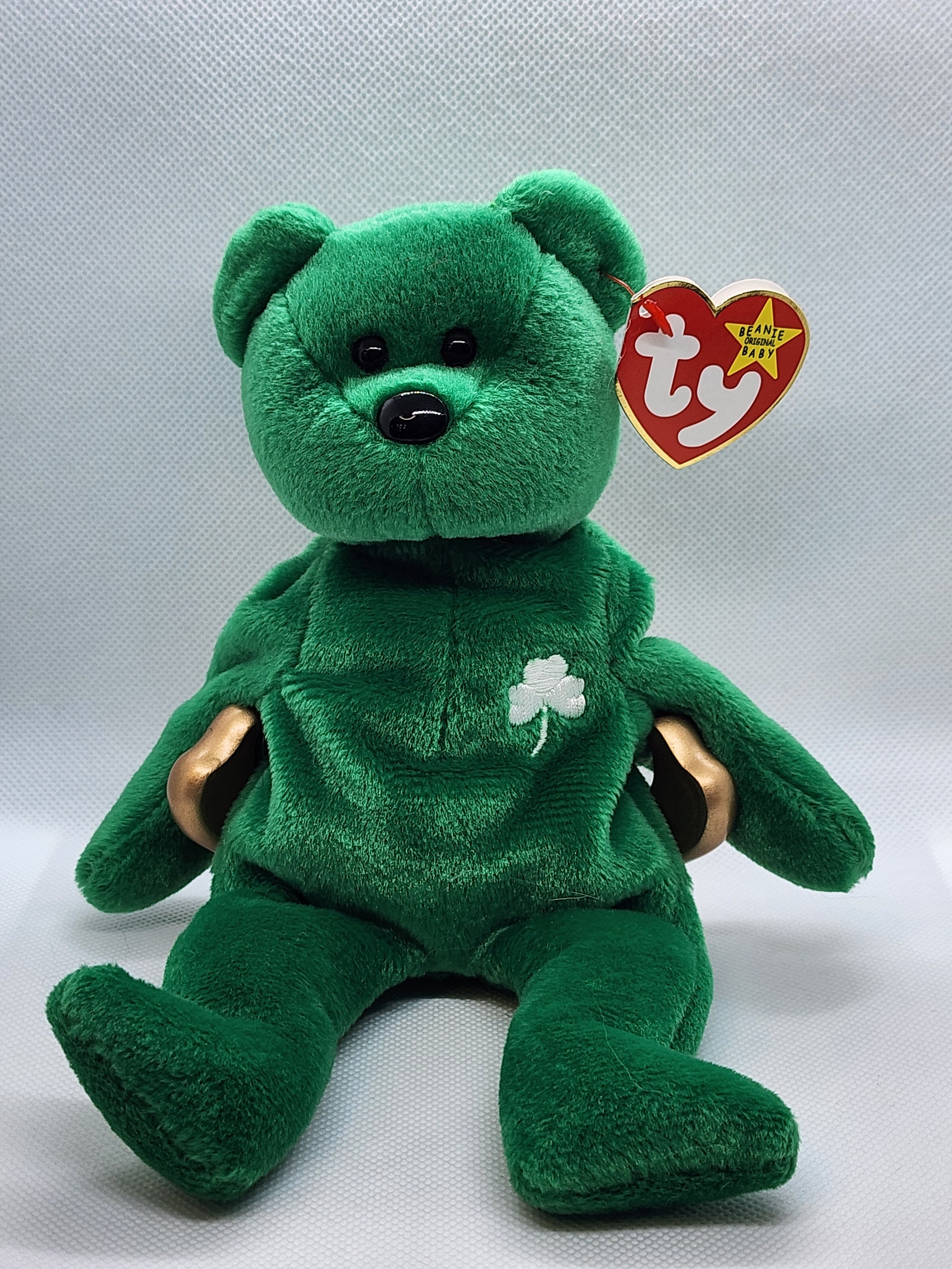 Ty Beanie Baby Erin the Bear 1997 Retired Plush Toy With Teenie Erin ...