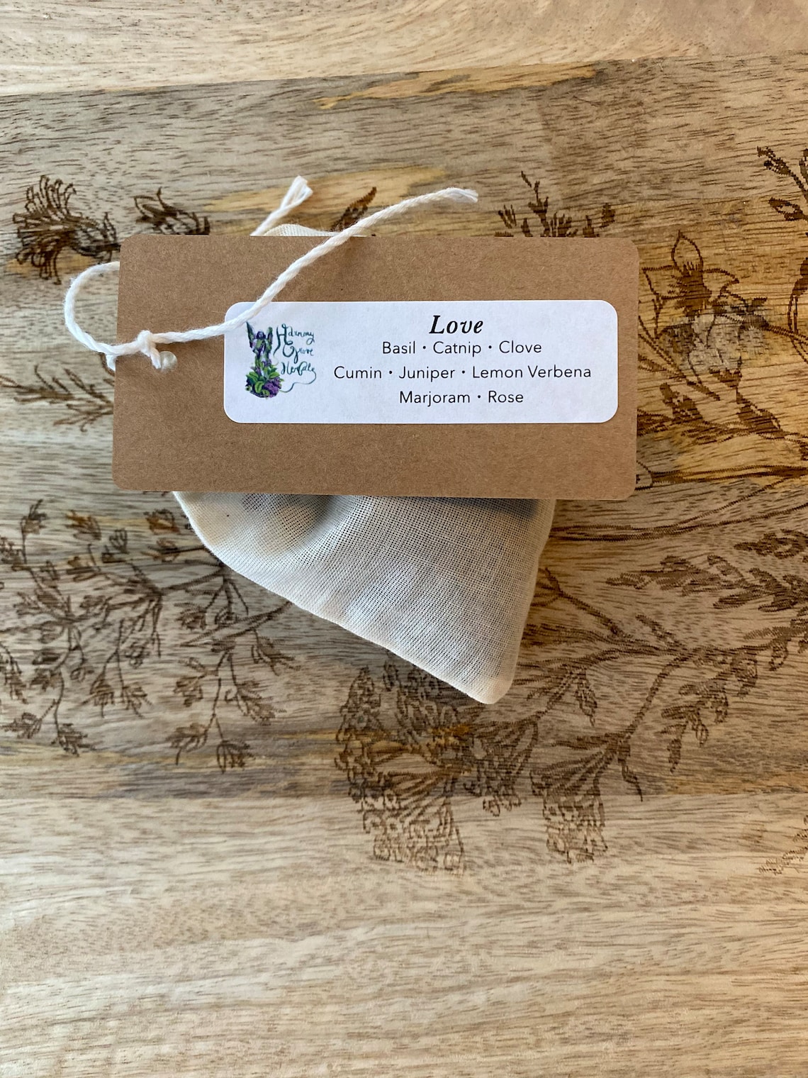 LOVE Herbal Sachet Spell Bag - Etsy