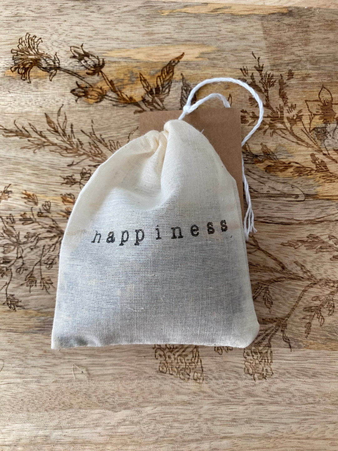 HAPPINESS Herbal Sachet Spell Bag - Etsy
