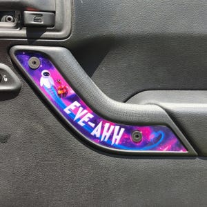 Custom Jeep Wrangler JK JKU Interior Door Grab Handle Trim - Etsy