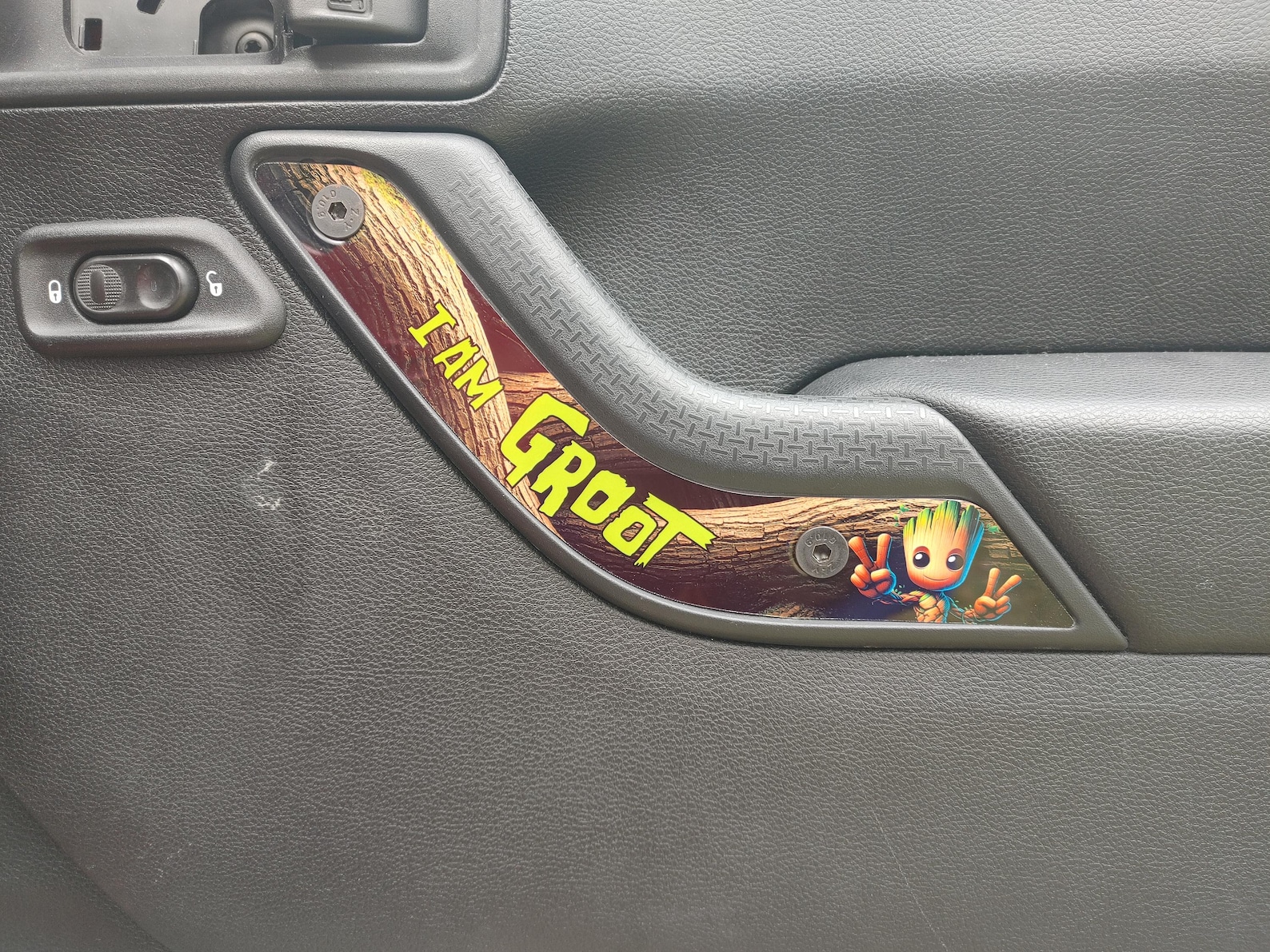 Custom Jeep Wrangler JK JKU Interior Door Grab Handle Trim - Etsy