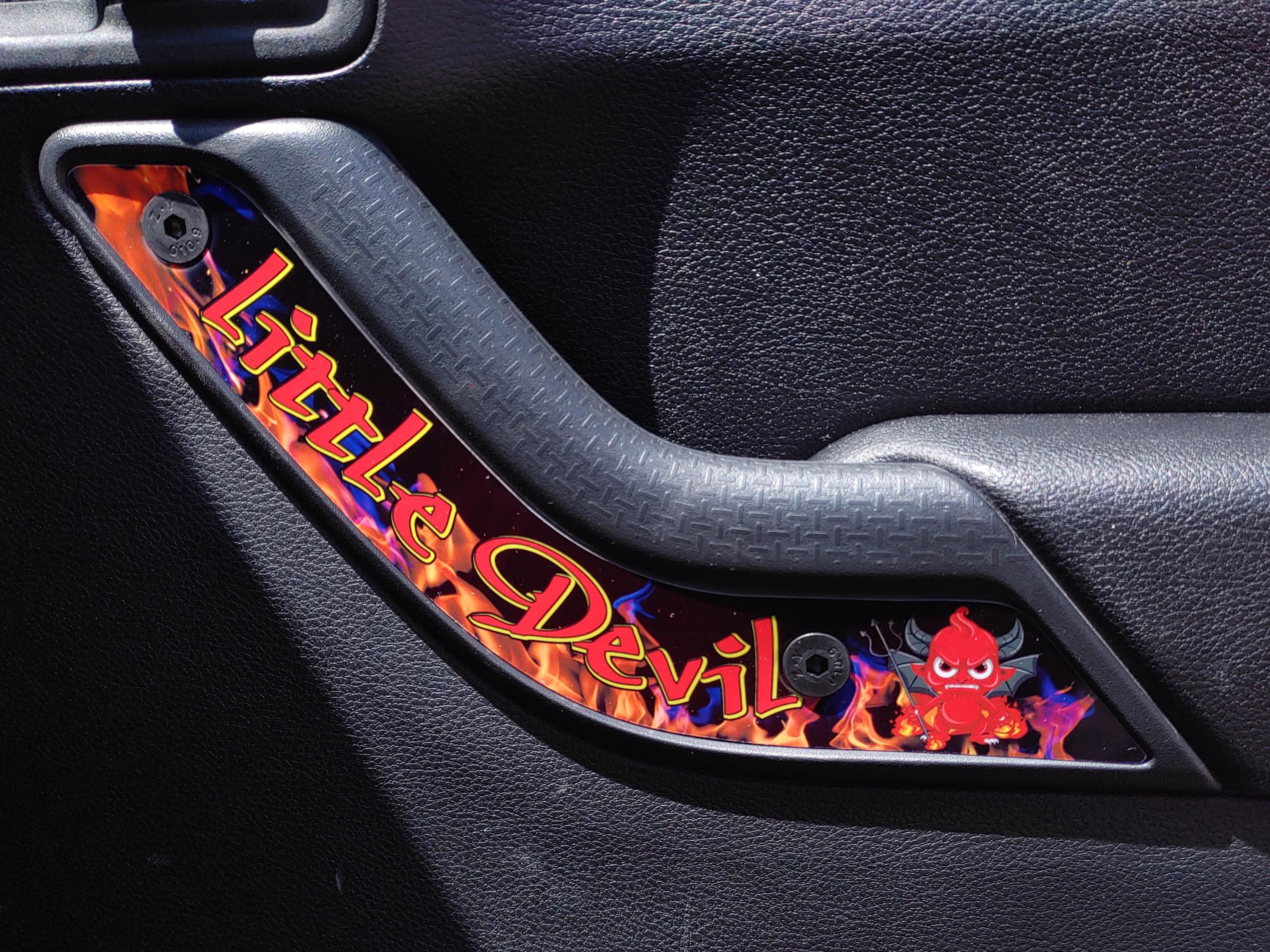 Custom Jeep Wrangler JK JKU Interior Door Grab Handle Trim - Etsy