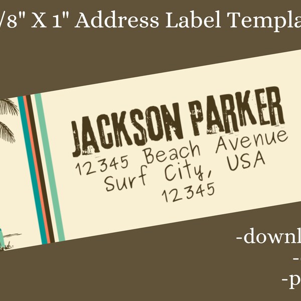 Address Label Design - Etsy