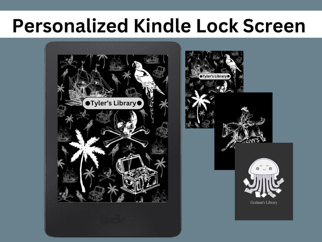 Personalized Kindle Lock Screen Design 1 Custom Design - Etsy