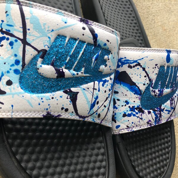 Nike Slides Custom - Etsy