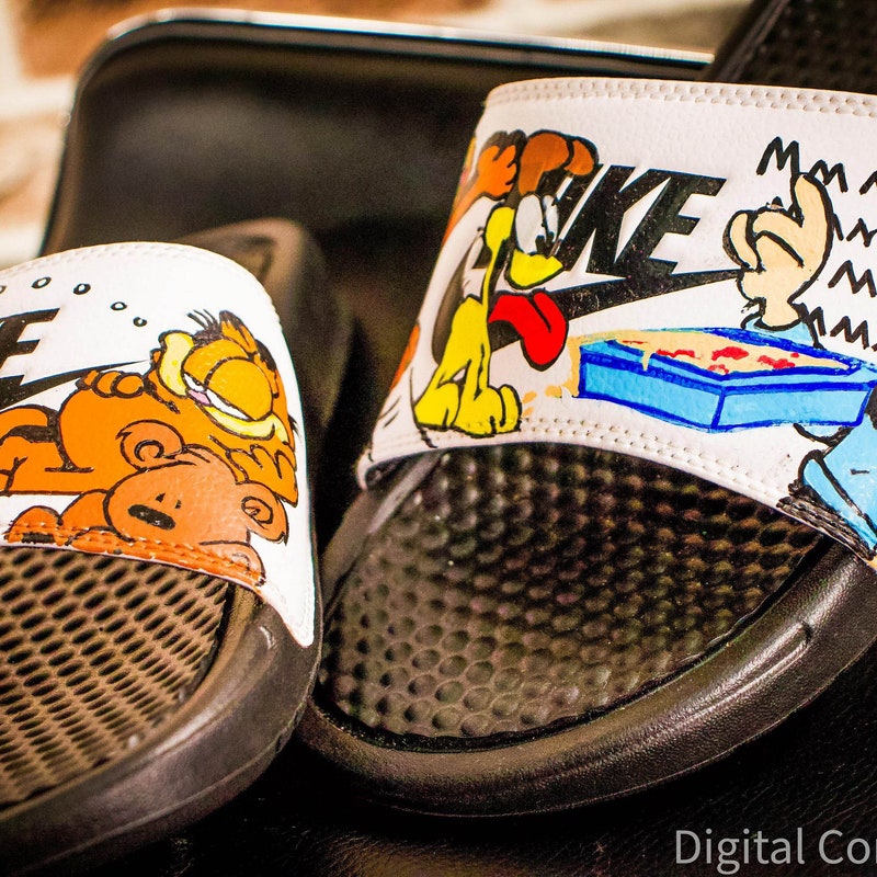 Nike Slides Custom - Etsy