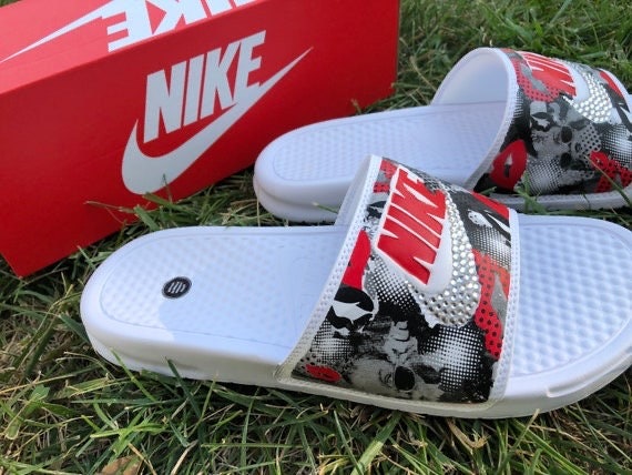 Custom Slides, Custom Nikes, Streetwear Shoes, Custom Hand Painted ...