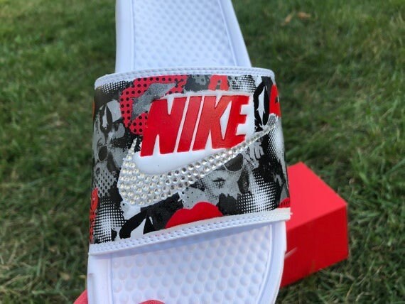 Custom Slides, Custom Nikes, Streetwear Shoes, Custom Hand Painted ...