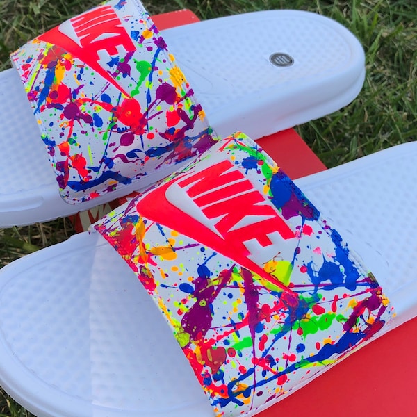 Nike Slides Custom - Etsy