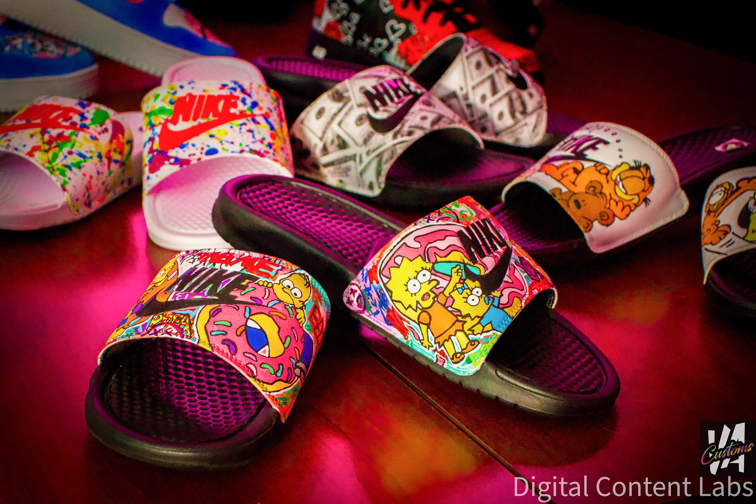 M8 Ready to Ship, Custom Slides, Custom Nikes, Streetwear Shoes, Custom ...