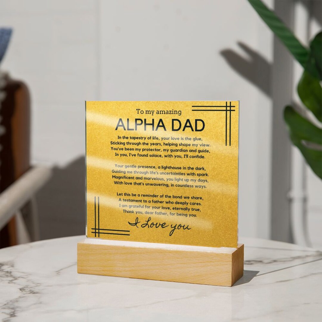 Gift for Alpha Dad Birthday Gift for Dad Gift for Alpha Dad - Etsy