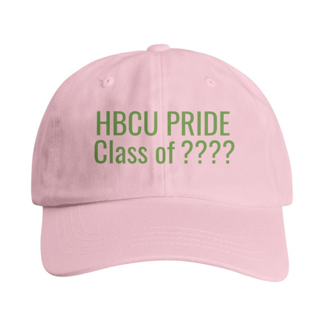 HBCU Pride Personalized Pink and Green Embrorided Cap - 603a - Etsy