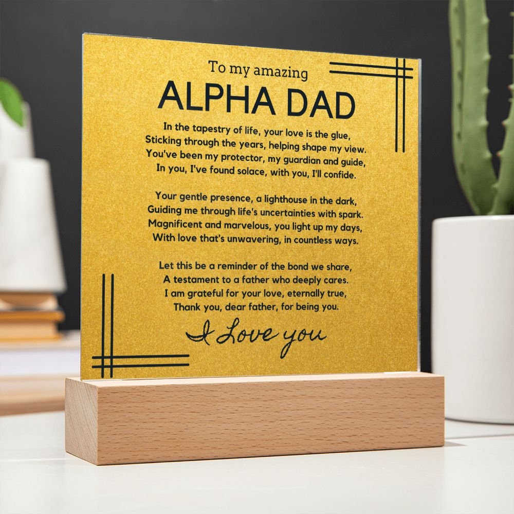 Gift for Alpha Dad Birthday Gift for Dad Gift for Alpha Dad - Etsy