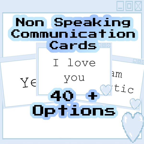 55 Printable Communication Cards Children /teens /adults - Etsy Canada