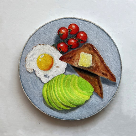 Realistic Food Paintings