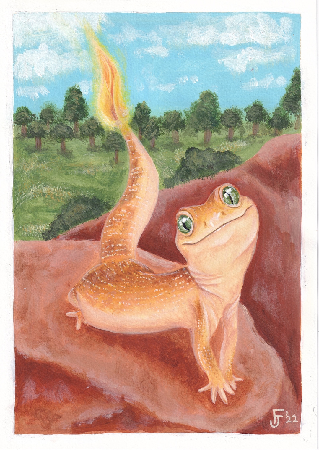 Charmander (print) / Pokemon Inspired / Original Artwork - Etsy