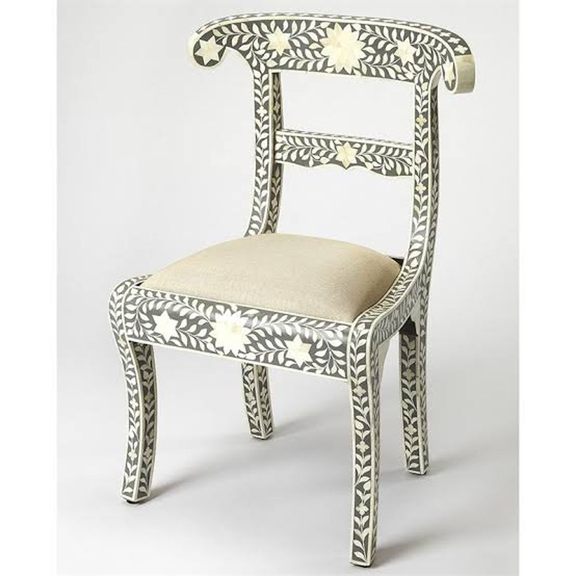 Bone Inlay Chair - Etsy