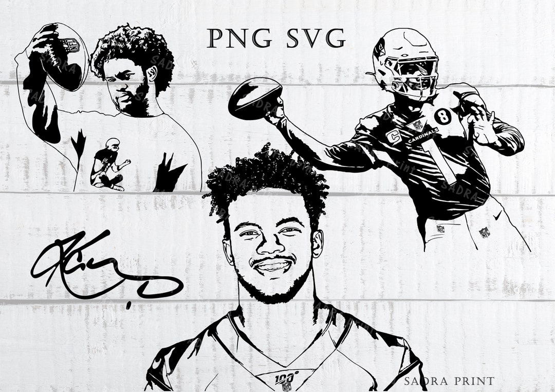 4 Different Files in SVG PNG JPG Files Kyler Murray Wall Art Print ...