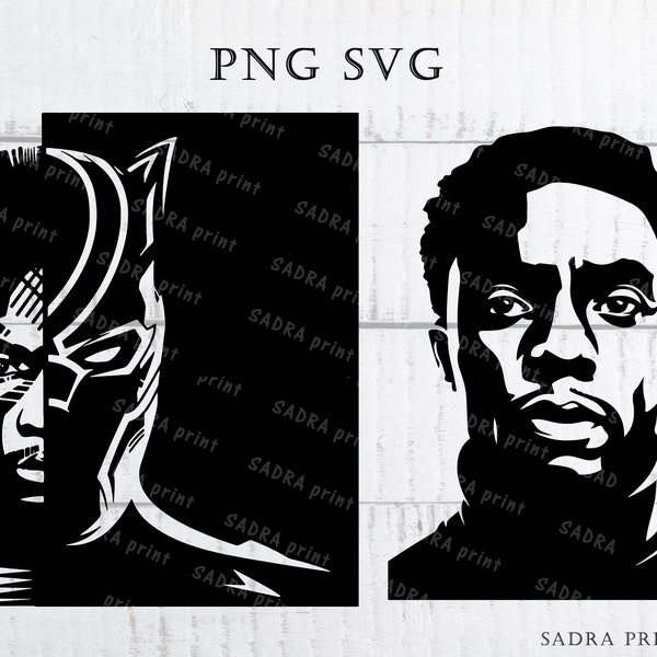 Chadwick Boseman Svg - Etsy