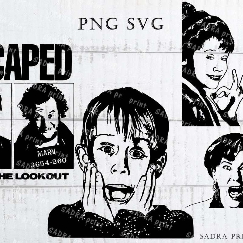 Home Alone Svg - Etsy Canada