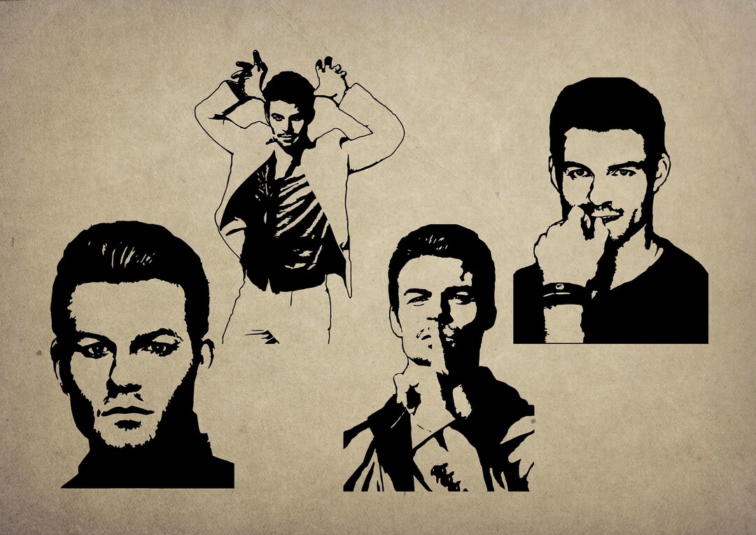 Daniel Gillies SVG Silhouette | Elijah Mikaelson, the Originals ...