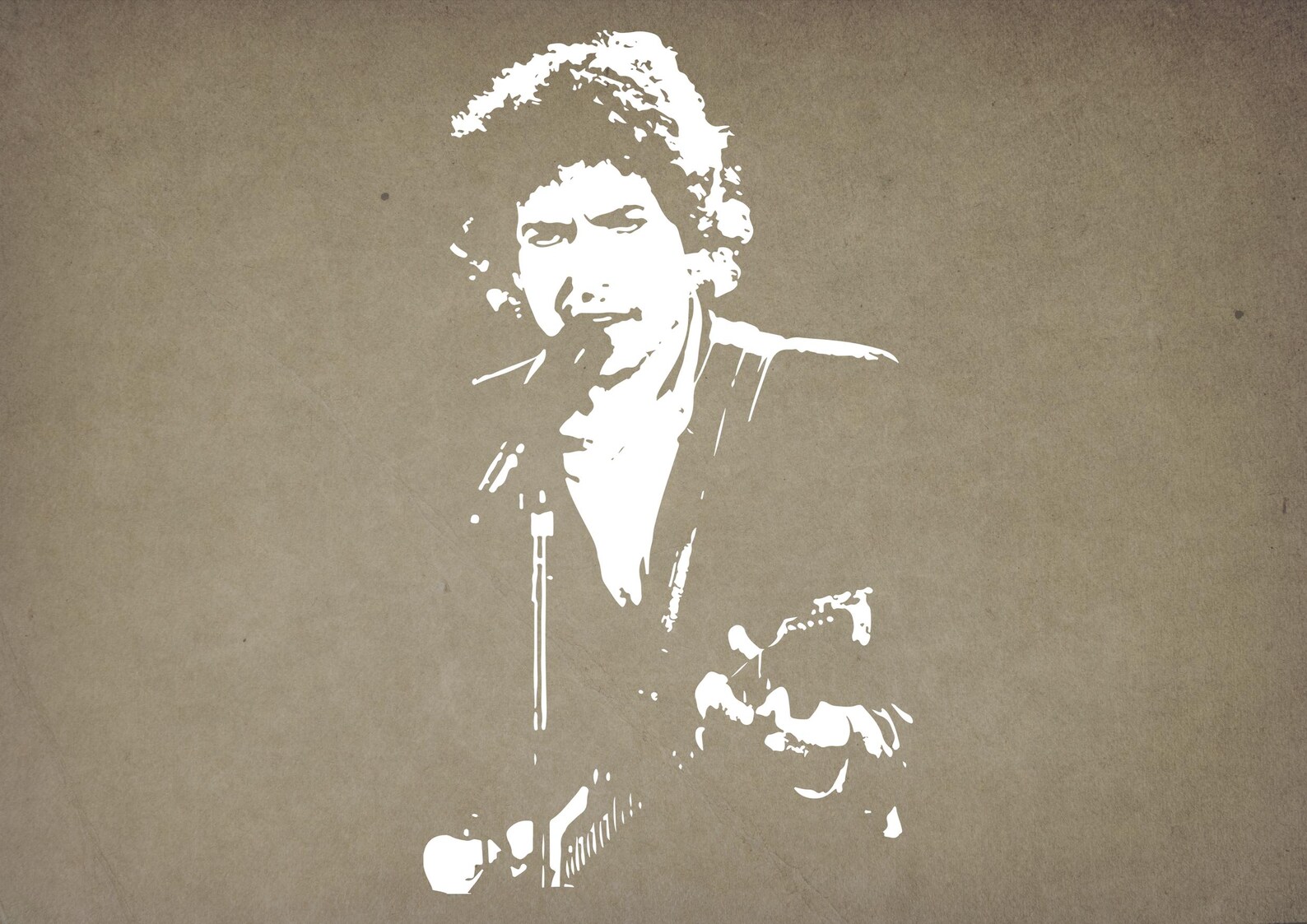 Bob Dylan Silhouette SVG | Folk Icon Vector Clipart (digital Download ...