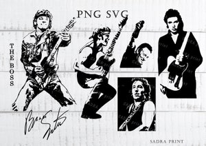 Bruce Springsteen SVG/PNG Digital Download Bruce Springsteen - Etsy Canada