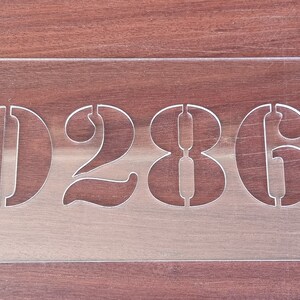 Beehive Registration Number Custom Stencil - Etsy