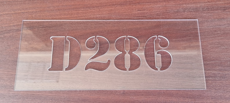 Beehive Registration Number Custom Stencil - Etsy