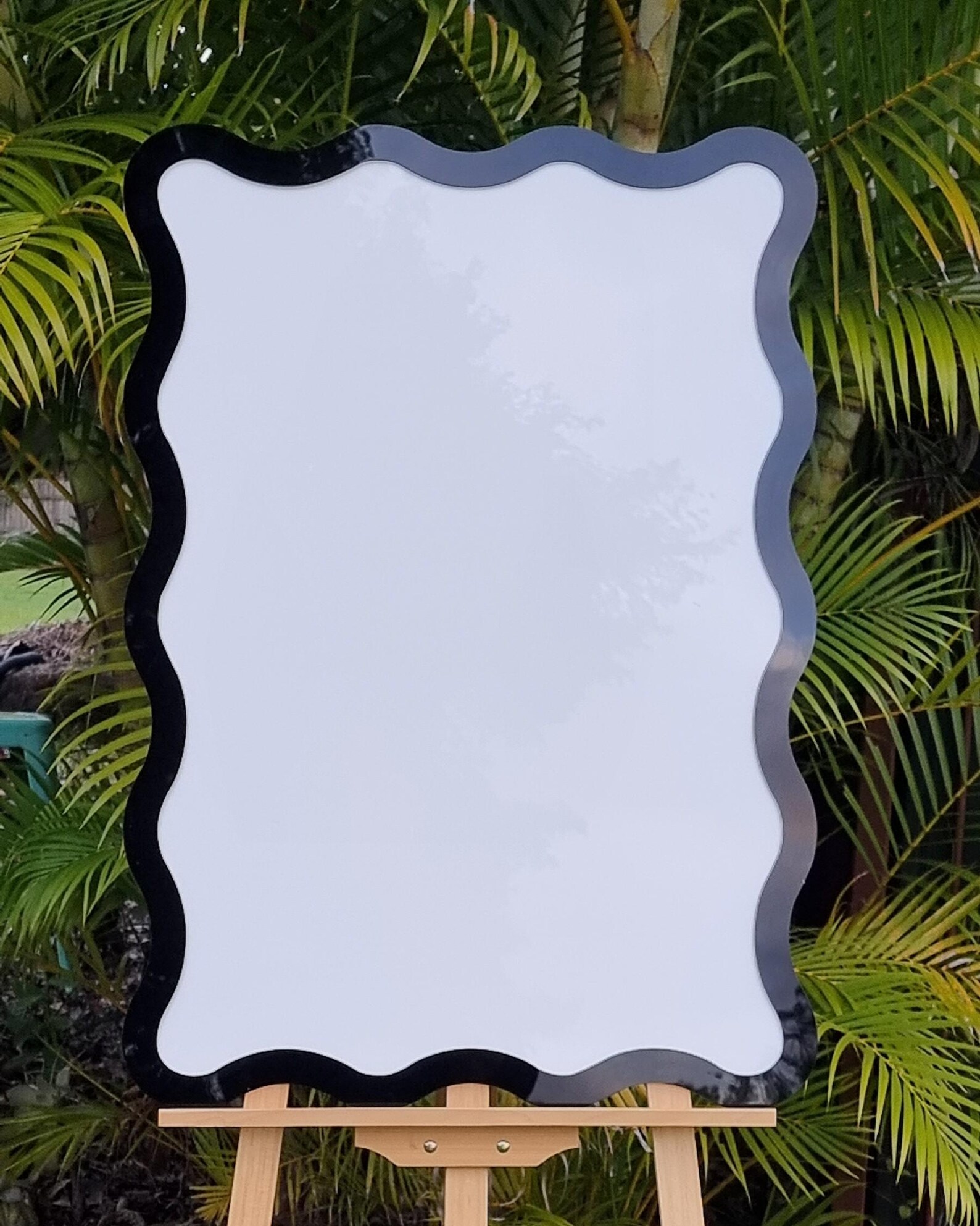A1 Blank Wavy Acrylic Welcome Sign, Party Sign, Hens Party, Wedding ...