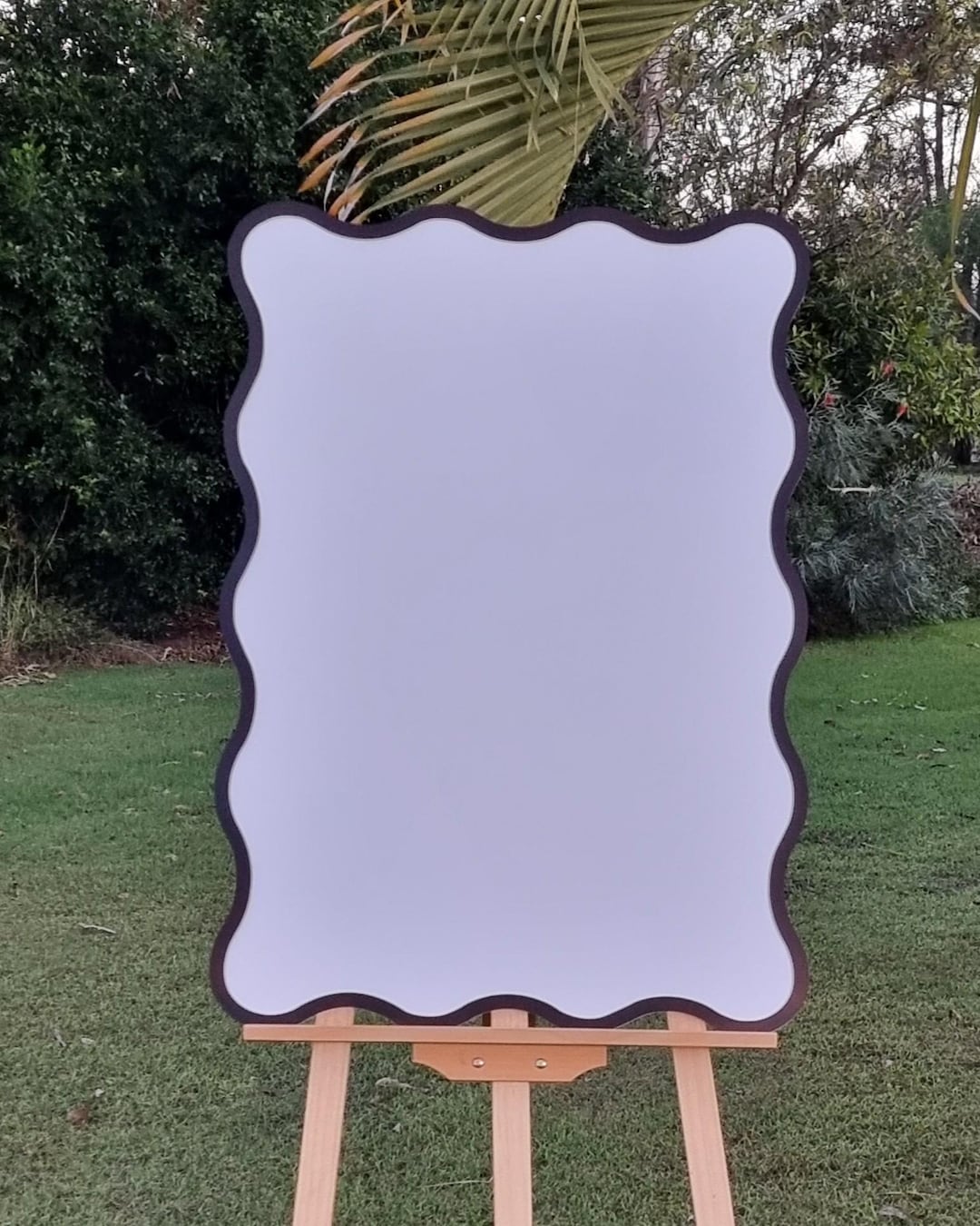 A1 Blank Wavy Acrylic Welcome Sign, Party Sign, Hens Party, Wedding ...