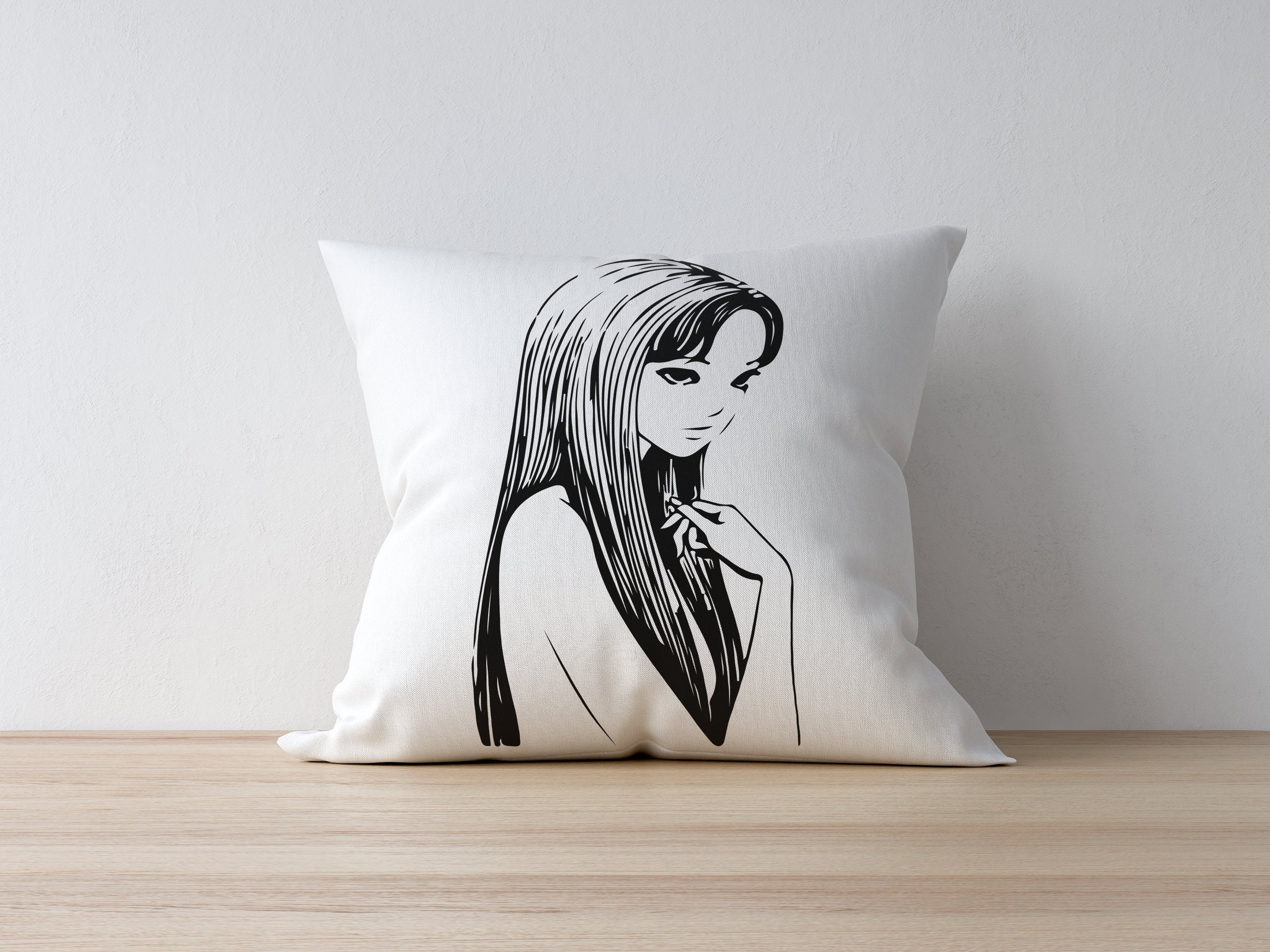 Tomie SVG Tomie Lineart Print Japanese Horror Art Junji - Etsy France