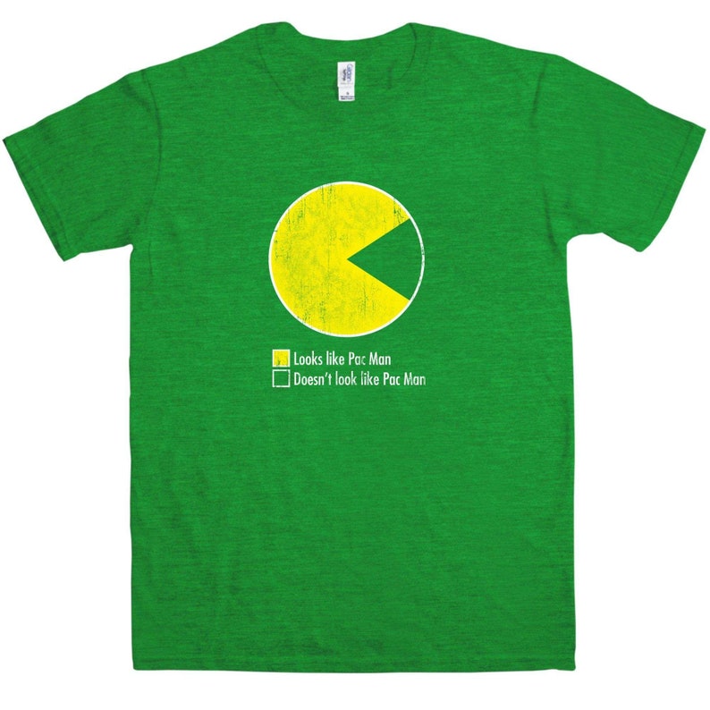 Pac Man Pie Chart T-shirt - Etsy Pac Man Pie Chart T-shirt - Etsy