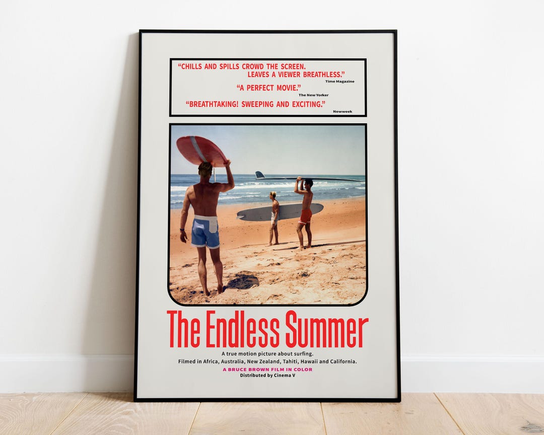 The Endless Summer Movie Poster | Photo | Classic American Surf Film ...