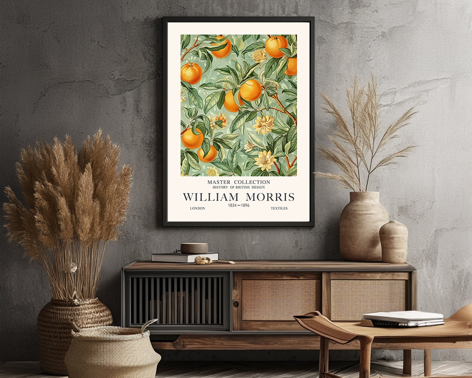 William Morris Orange Pattern | Master Collection | William Morris ...