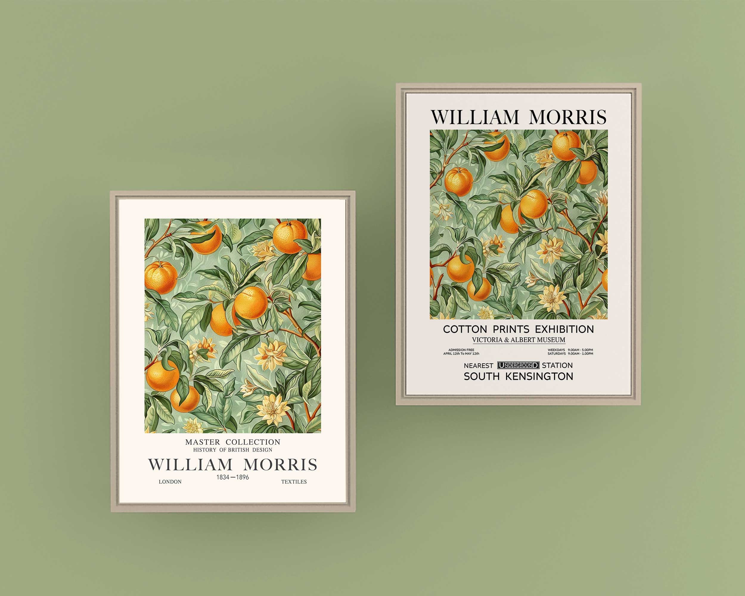 William Morris Orange Pattern | Master Collection | William Morris ...