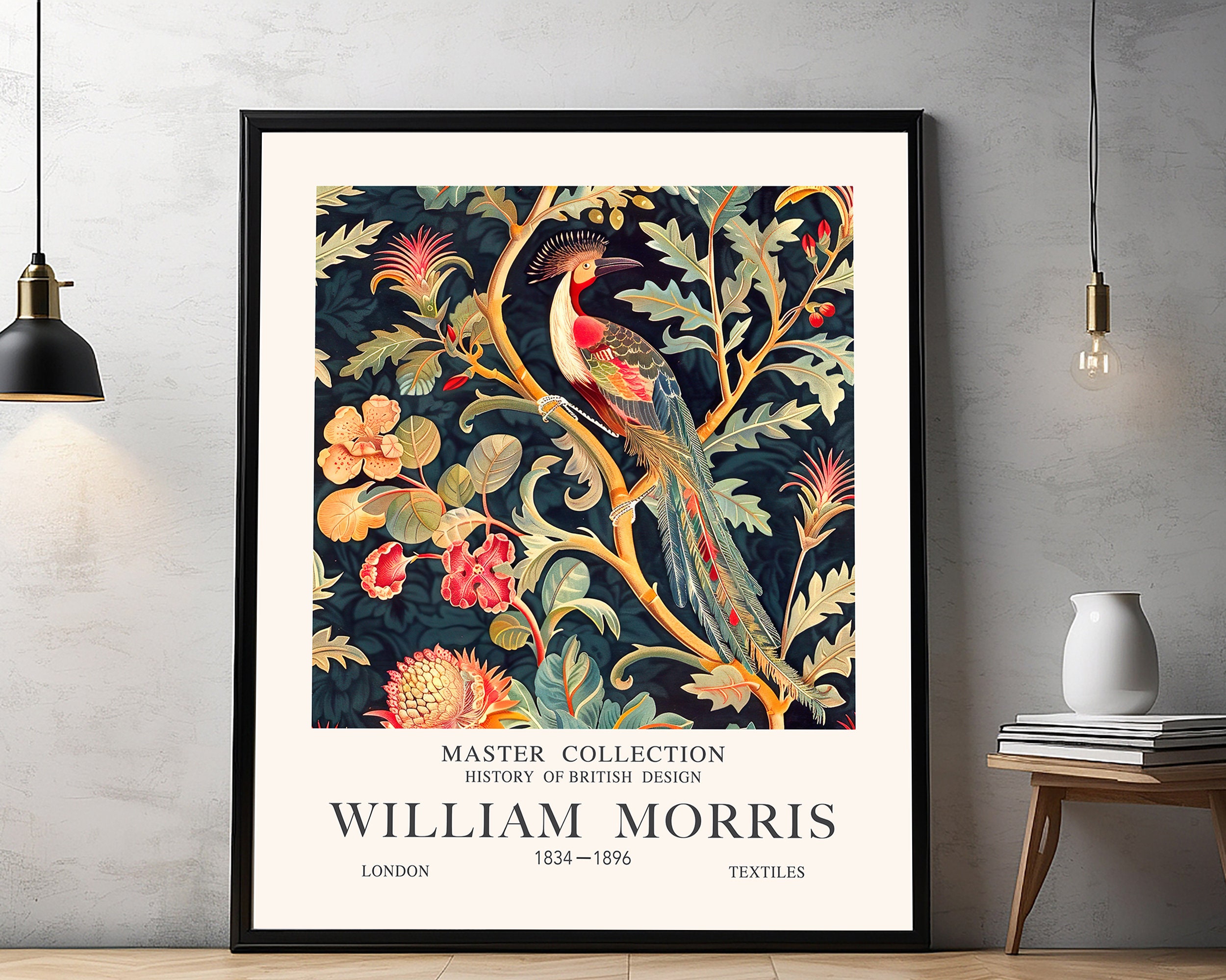 William Morris Bird of Paradise Print | Master Collection | William ...