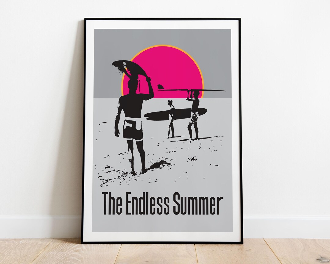Endless Summer | Classic American Surf Film Poster | Retro Surf Wall ...