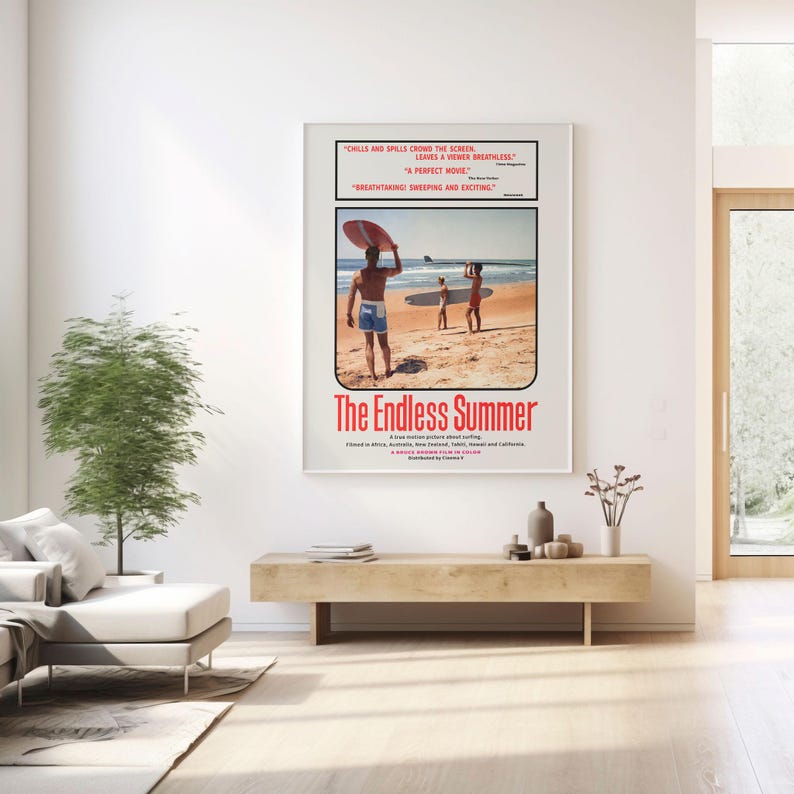 The Endless Summer Movie Poster | Photo | Classic American Surf Film ...
