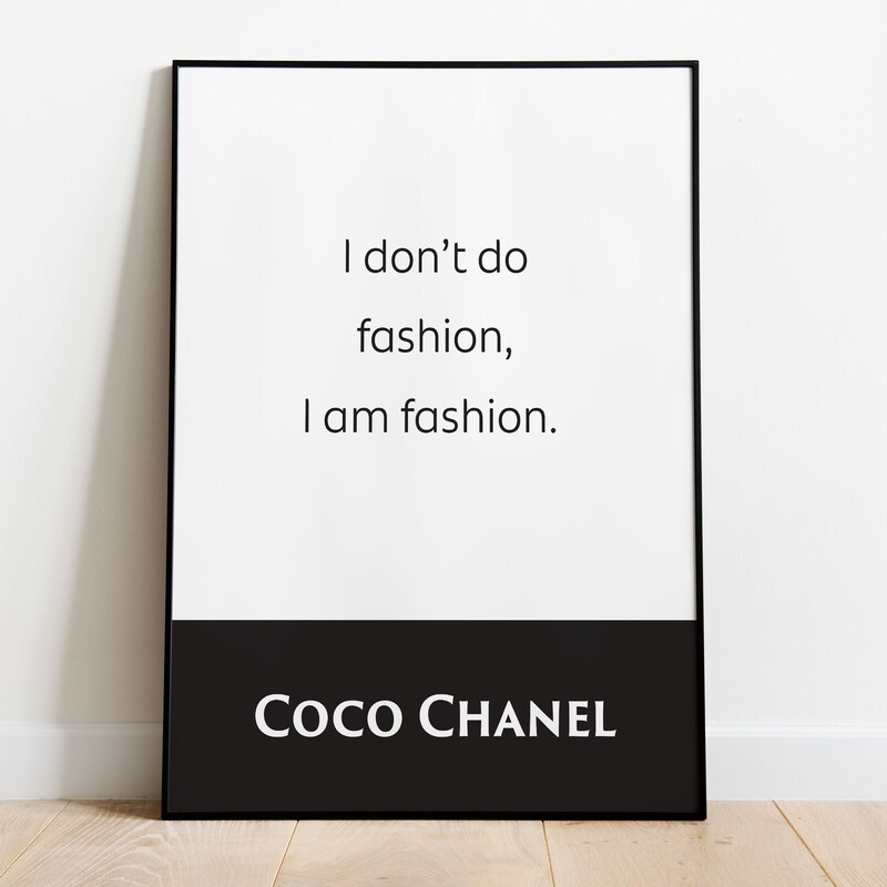 Coco Chanel Decor - Etsy