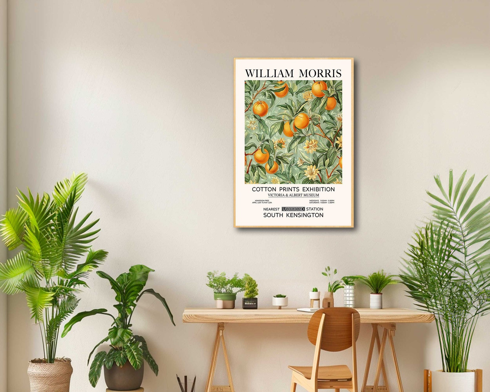 William Morris Orange Pattern | Master Collection | William Morris ...