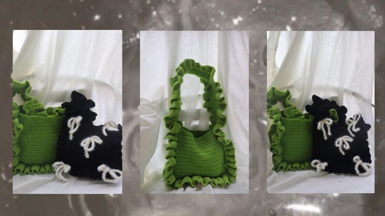 4 Crochet Bag Bundle With 1 Free Pattern - Etsy