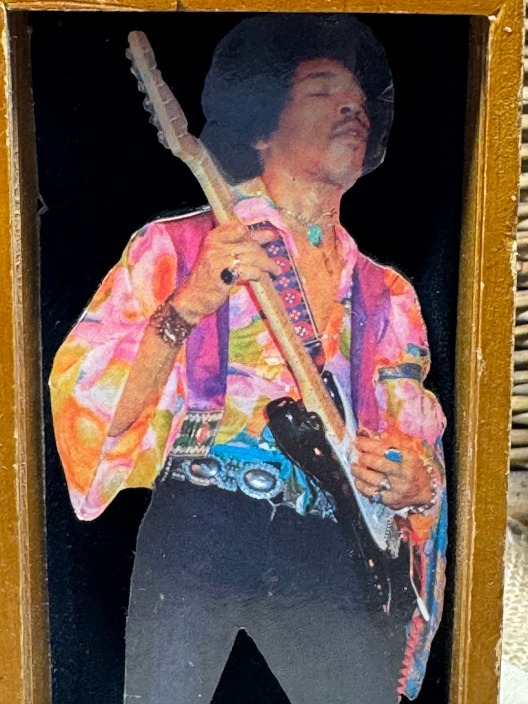 1970's Fan Made Jimi Hendrix 3D Wooden Model in Box One Off - Etsy
