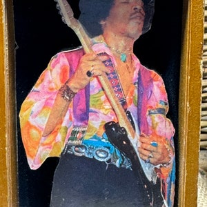 1970's Fan Made Jimi Hendrix 3D Wooden Model in Box One Off - Etsy