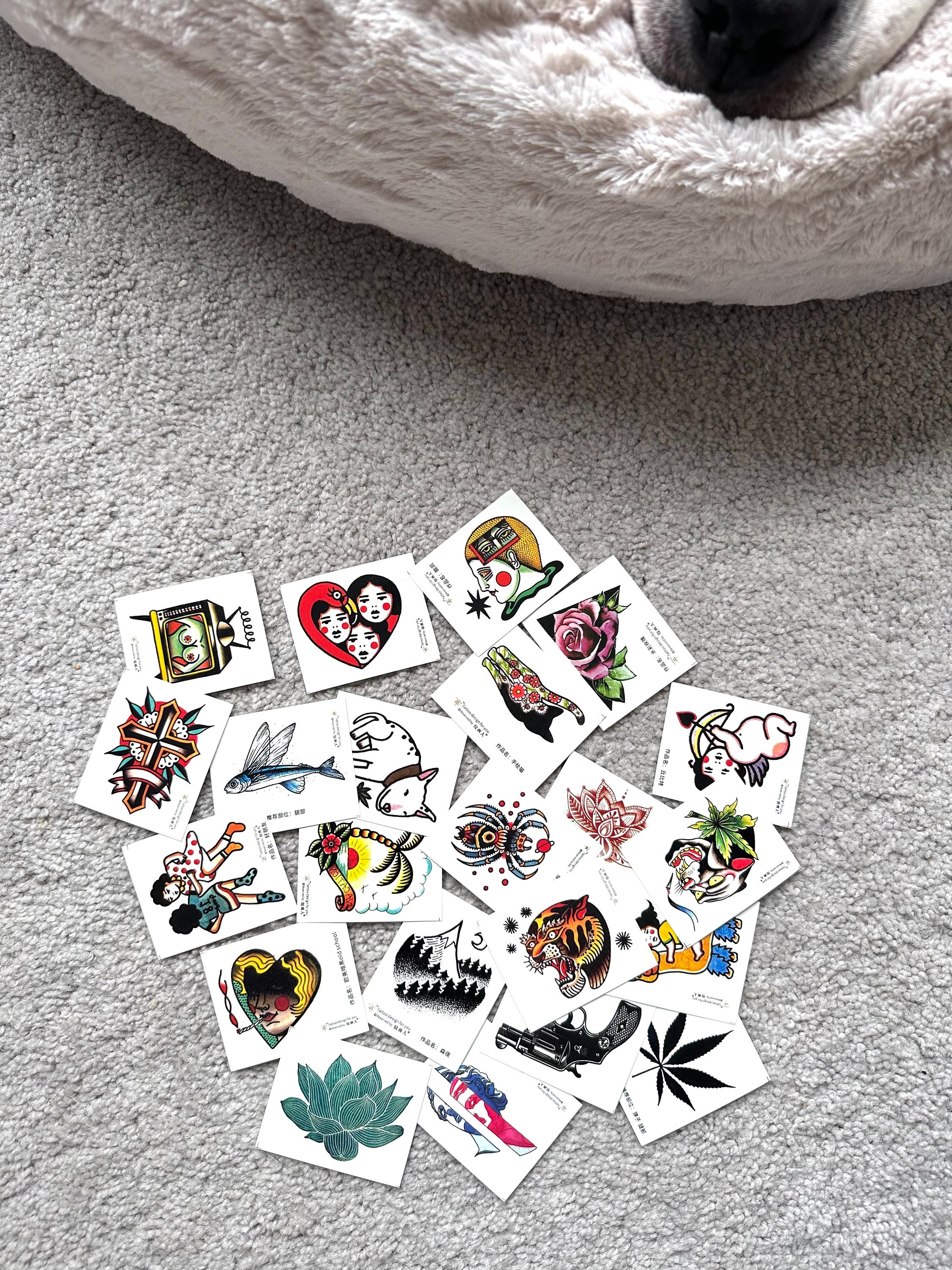 Limited Edition Old School Traditional TATTOO STICKERS - Etsy