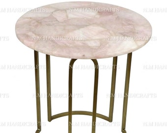 Round Quartz Dining Table - Etsy