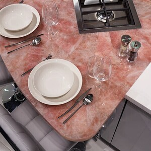 Quartz Dining Table, Quartz Counter Top, Quartz Buffet Counter, Kitchen ...