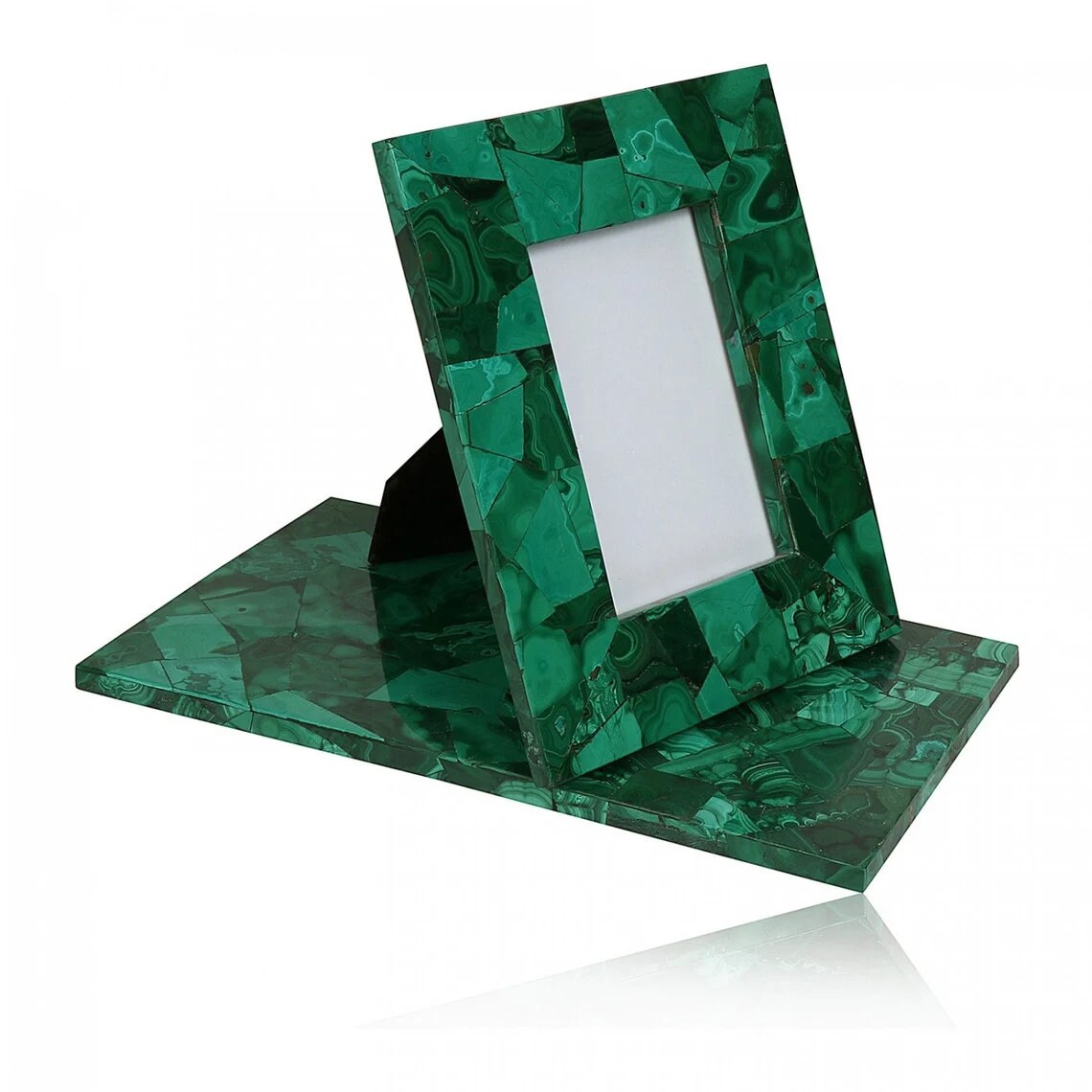 Malachite Photo Frame, Green Malachite Photo Frame, Memorable Picture ...