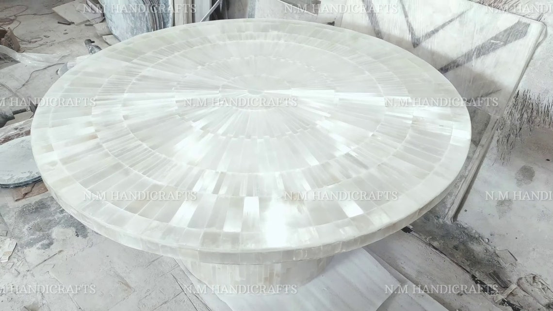 Natural Selenite Stone Sunburst Table Top Selenite Coffee - Etsy